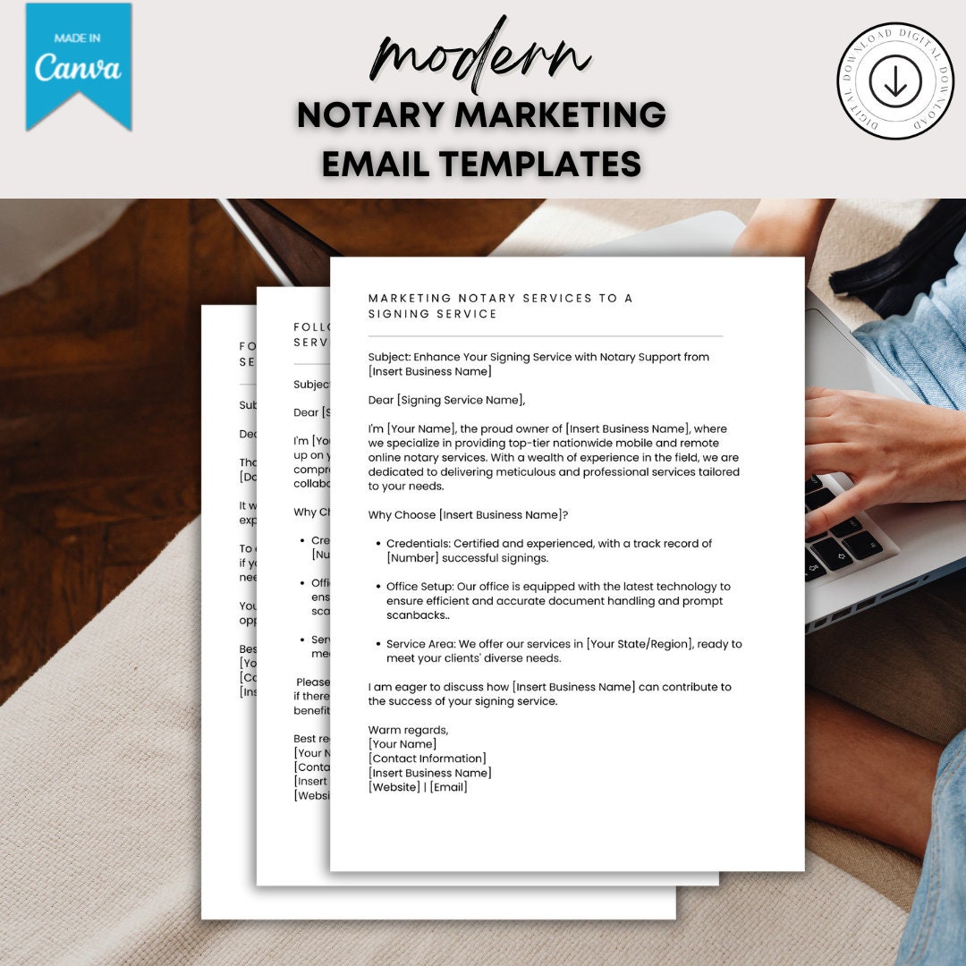 Notary Marketing Email Templates | Email Templates | Loan Signing Agent ...