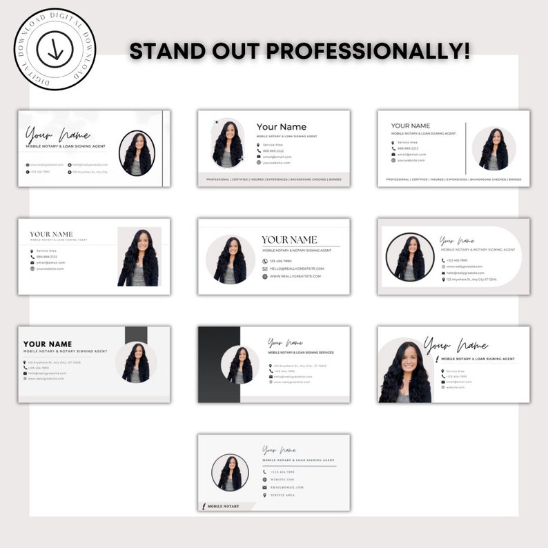 10 Notary Email Signatures | Signing Agent Email Signature | Notary ...