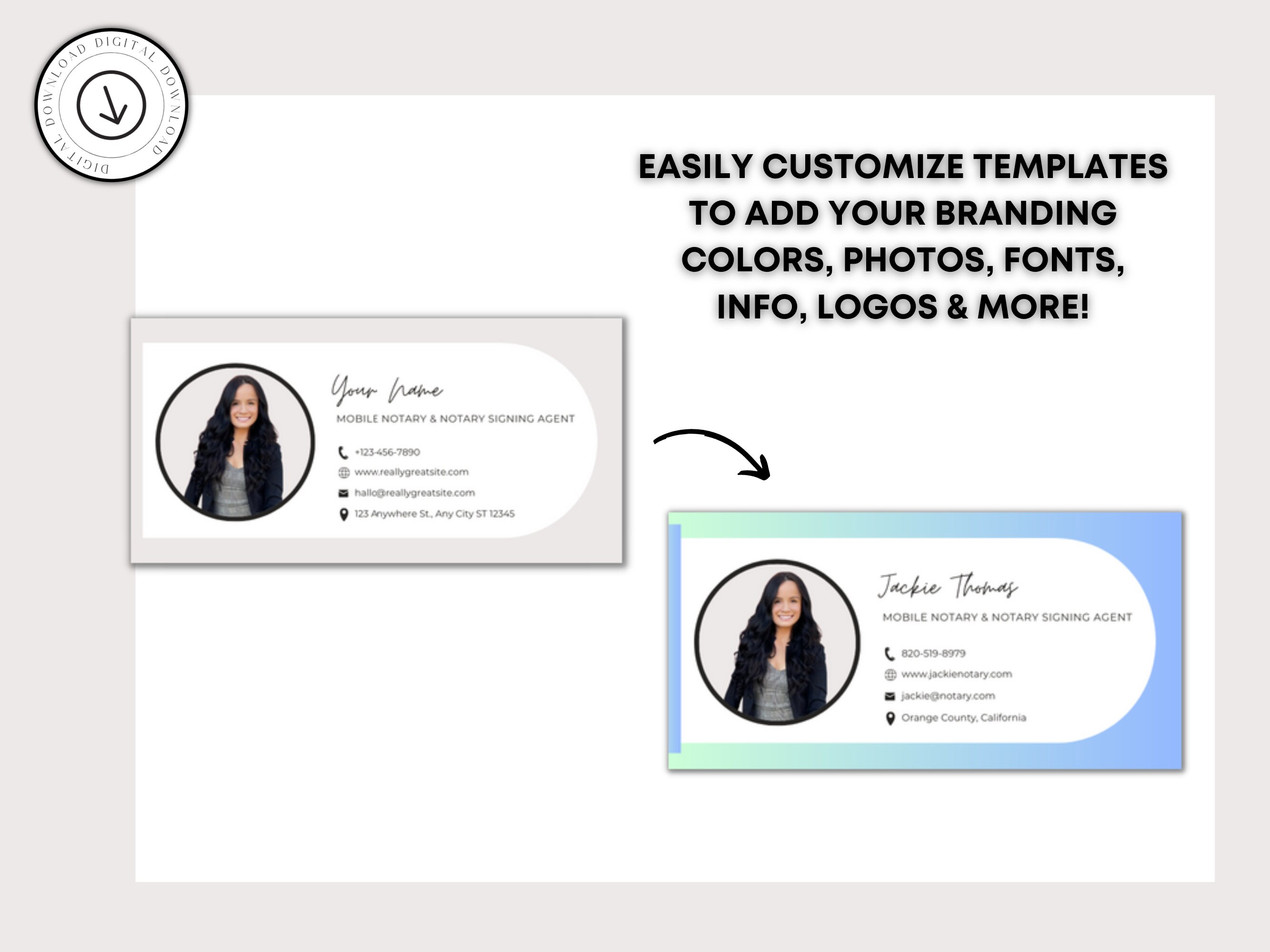 10 Notary Email Signatures Signing Agent Email Signature Notary Email ...