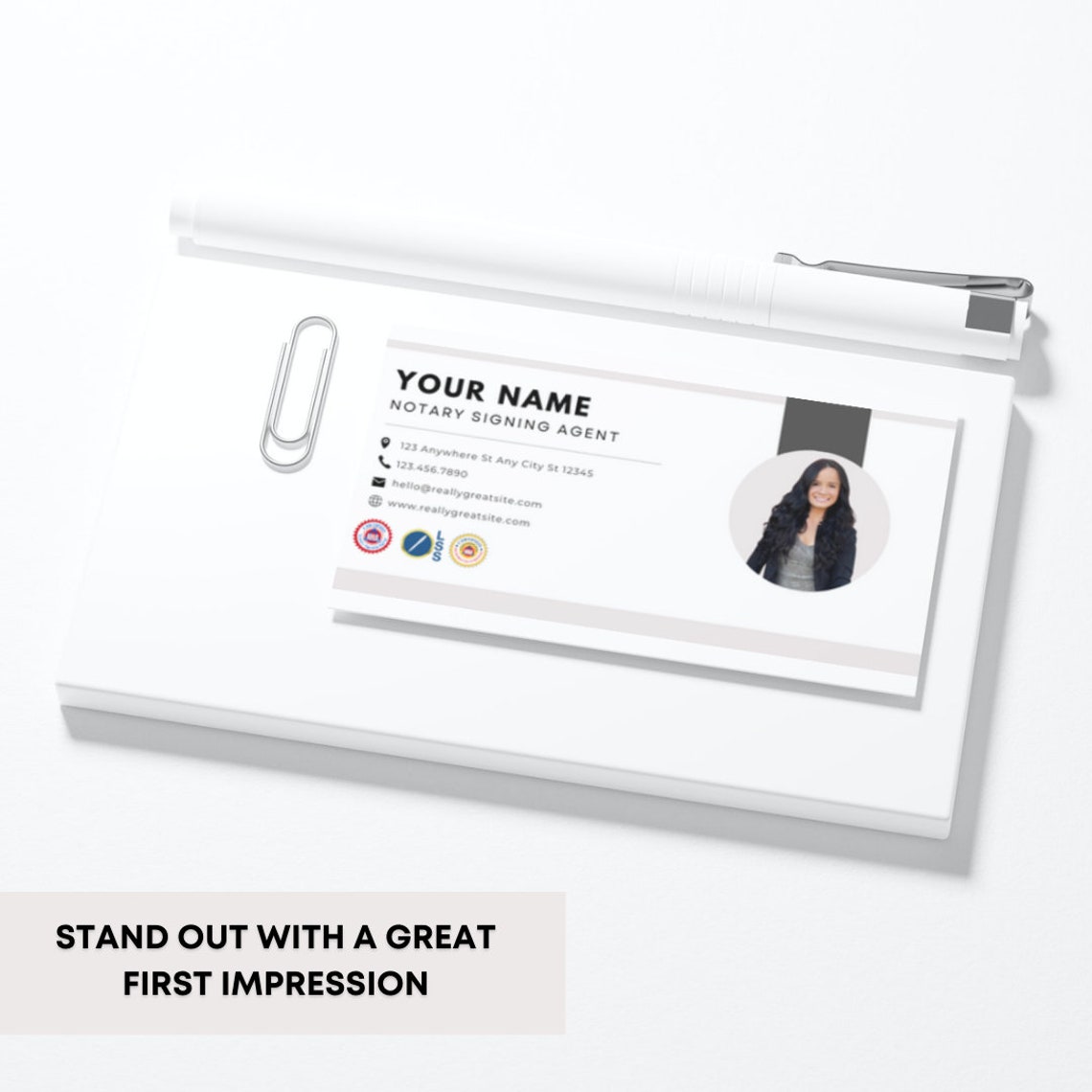 Notary Business Card Signing Agent Business Card Notary Business Card ...