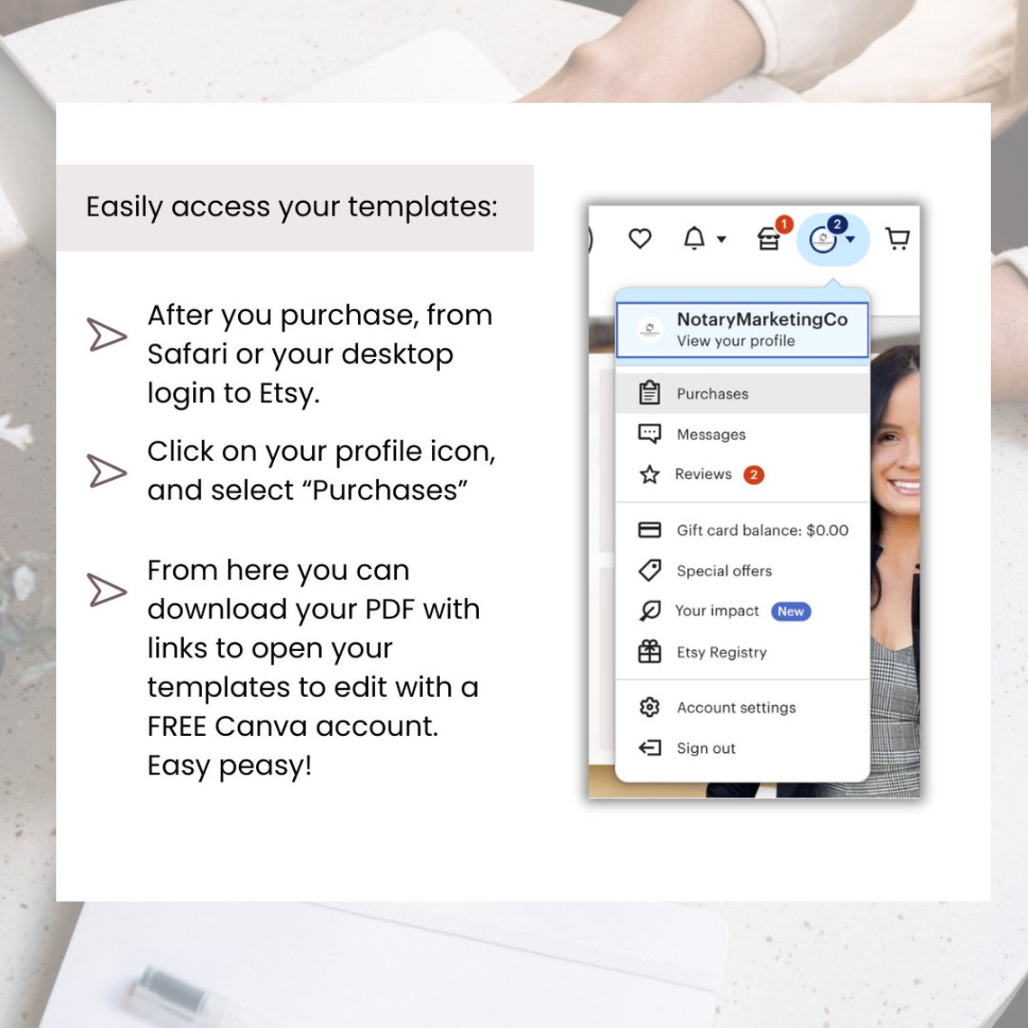 Notary Email Follow up Template | Review Request Email | Notary Email ...