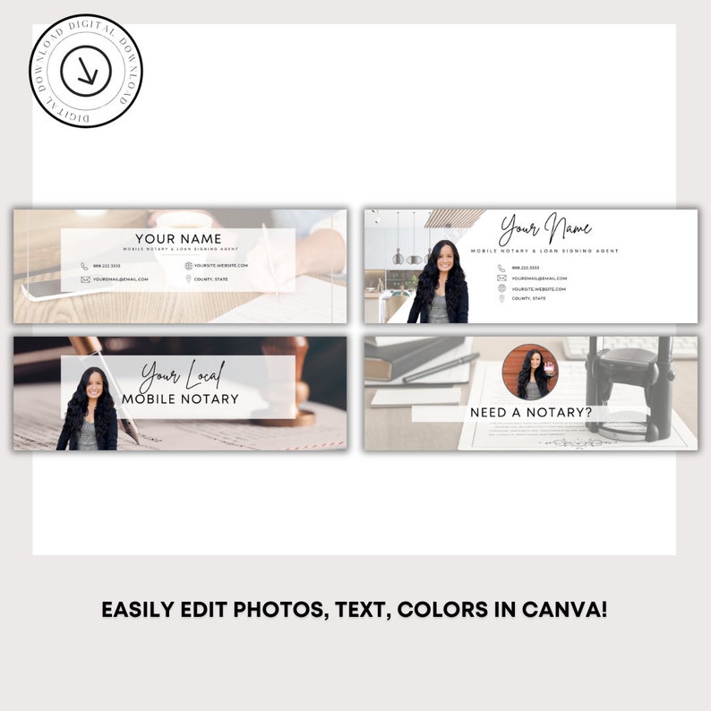 Signing Agent Facebook Cover Banner | Notary Marketing | Social Media ...