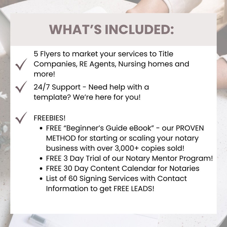 Notary Marketing Kit | Signing Agent Marketing Kit | Signing Agent ...