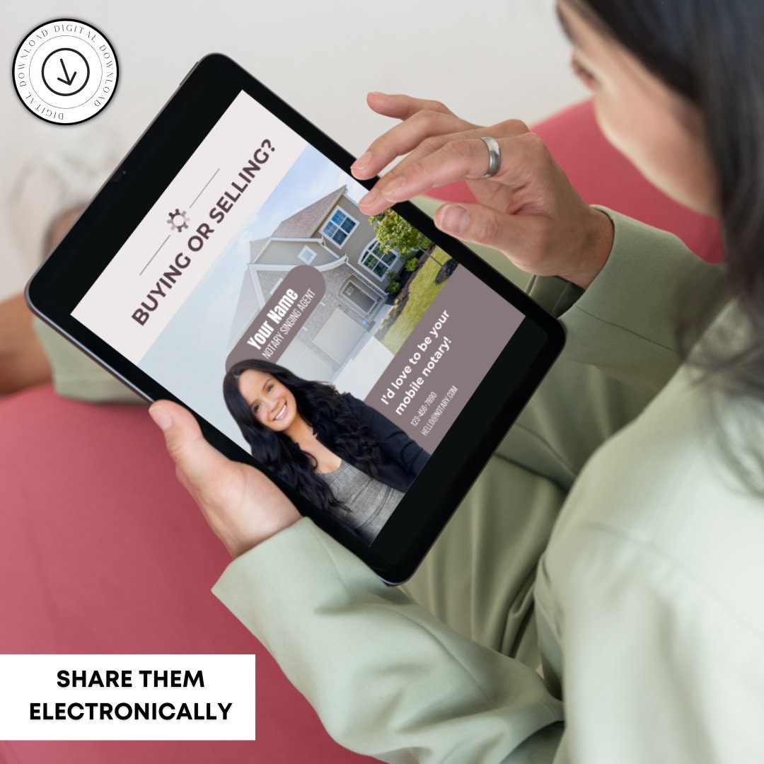 Notary Marketing Kit, Notary Marketing Flyers | Signing Agent Marketing ...