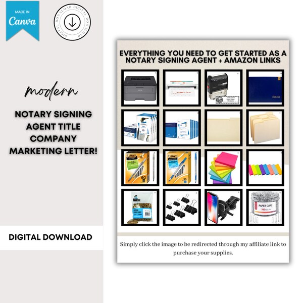 Notary Planner Signing Agent Planner Signing Agent Checklist Notary ...