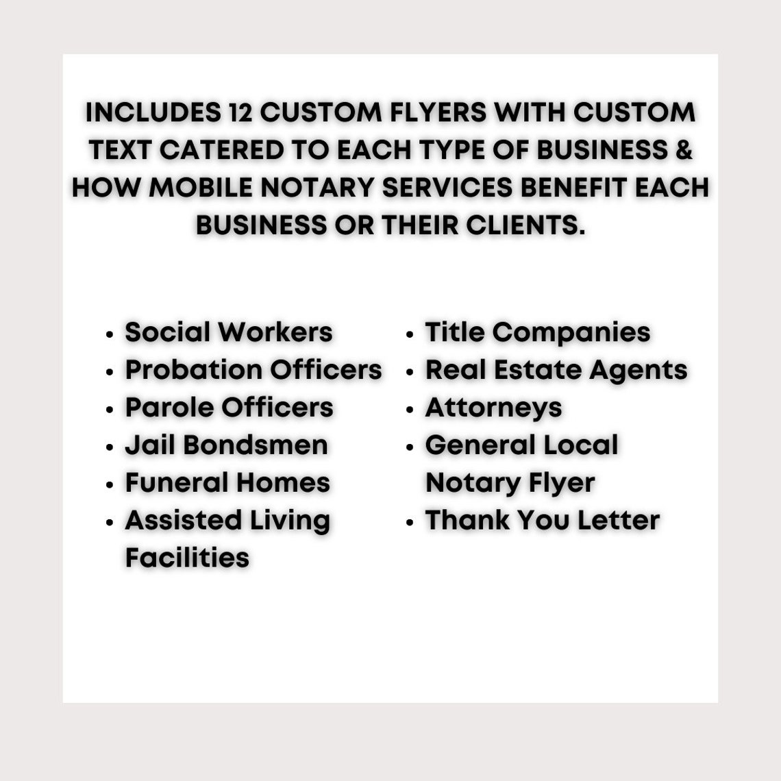 Notary Marketing Kit 12 Notary Flyers Signing Agent Marketing Kit ...