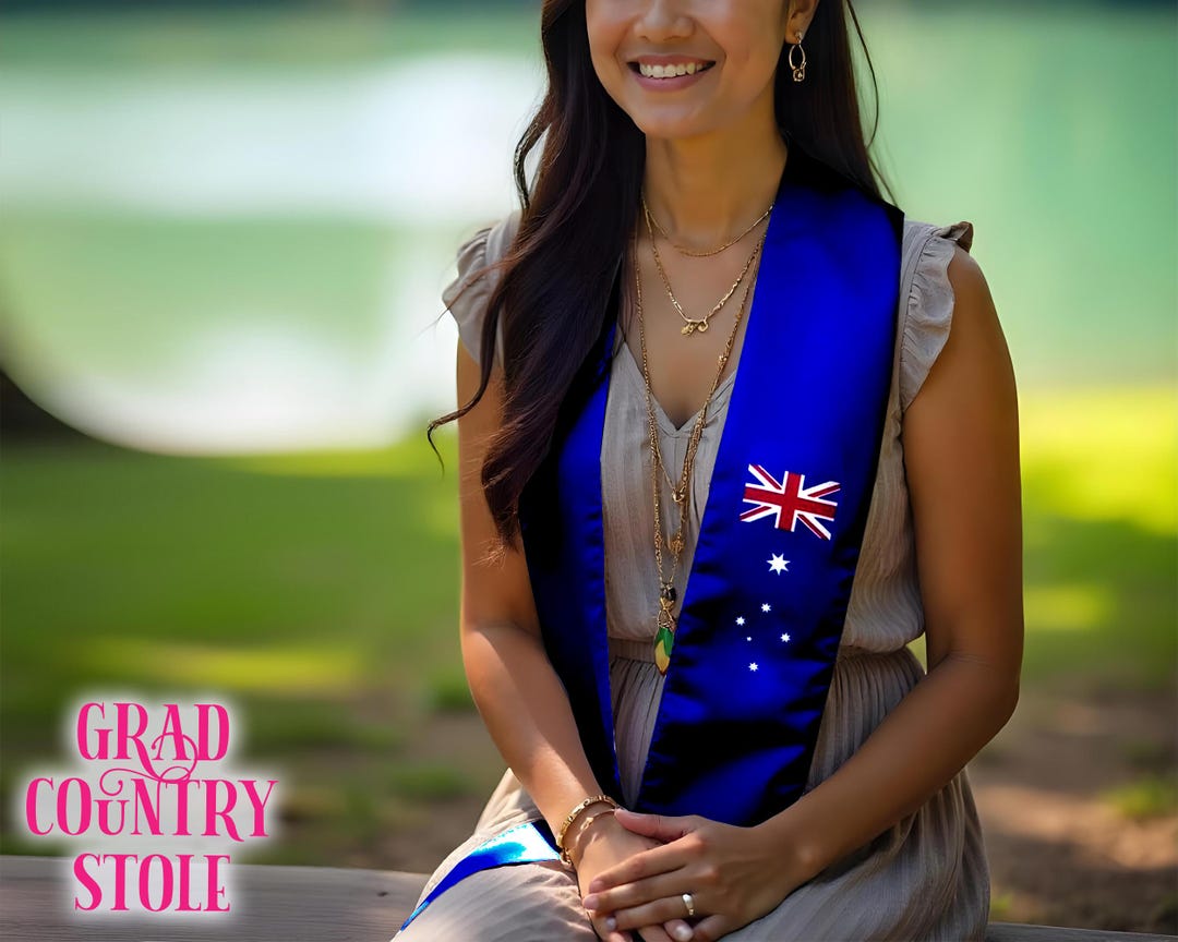 Your Country Flag Stole - All Mixed Country Flag Graduation Stoles ...