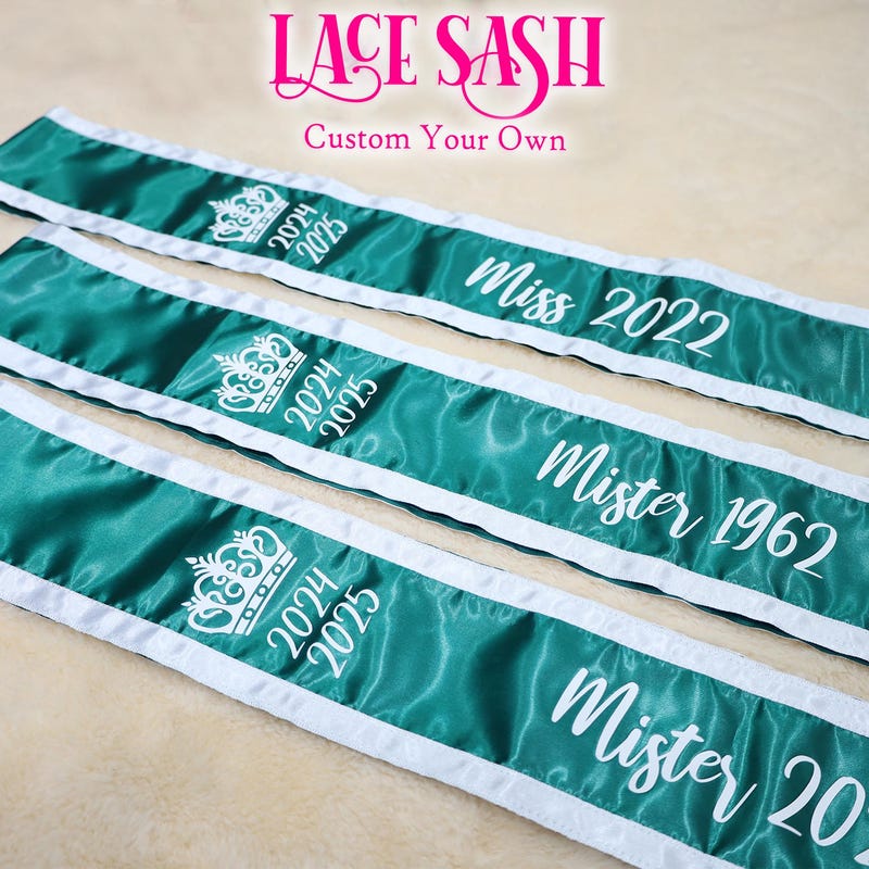 Sash Template - Etsy