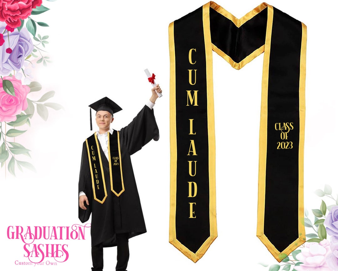 Customized Graduation Sash Custom Graduation Sash Personalized Sash Custom Text Sash Custom Sash ...