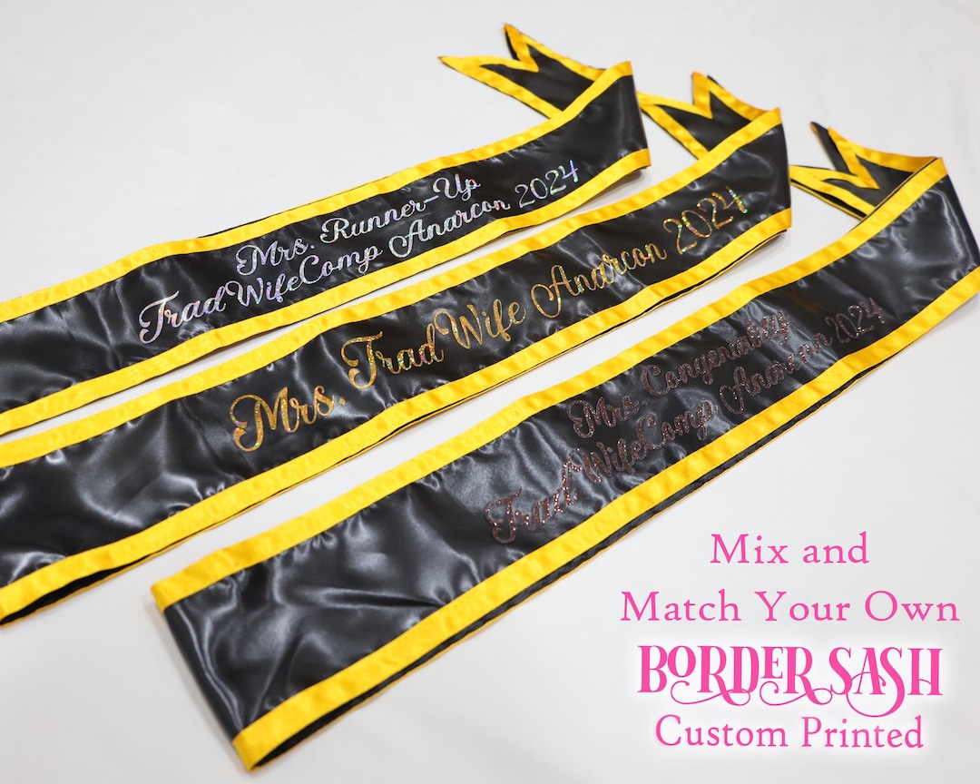 Customize Sash Birthday Party Lace Sash Bridesmaid Sash Custom Bridal ...