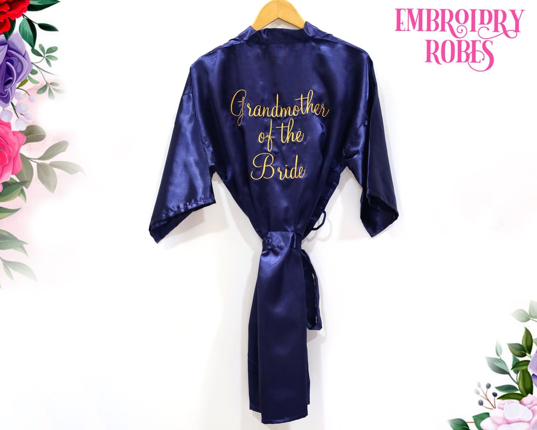 Personalized Embroidery Robes Customized Robes Bridal Robes Bridal ...