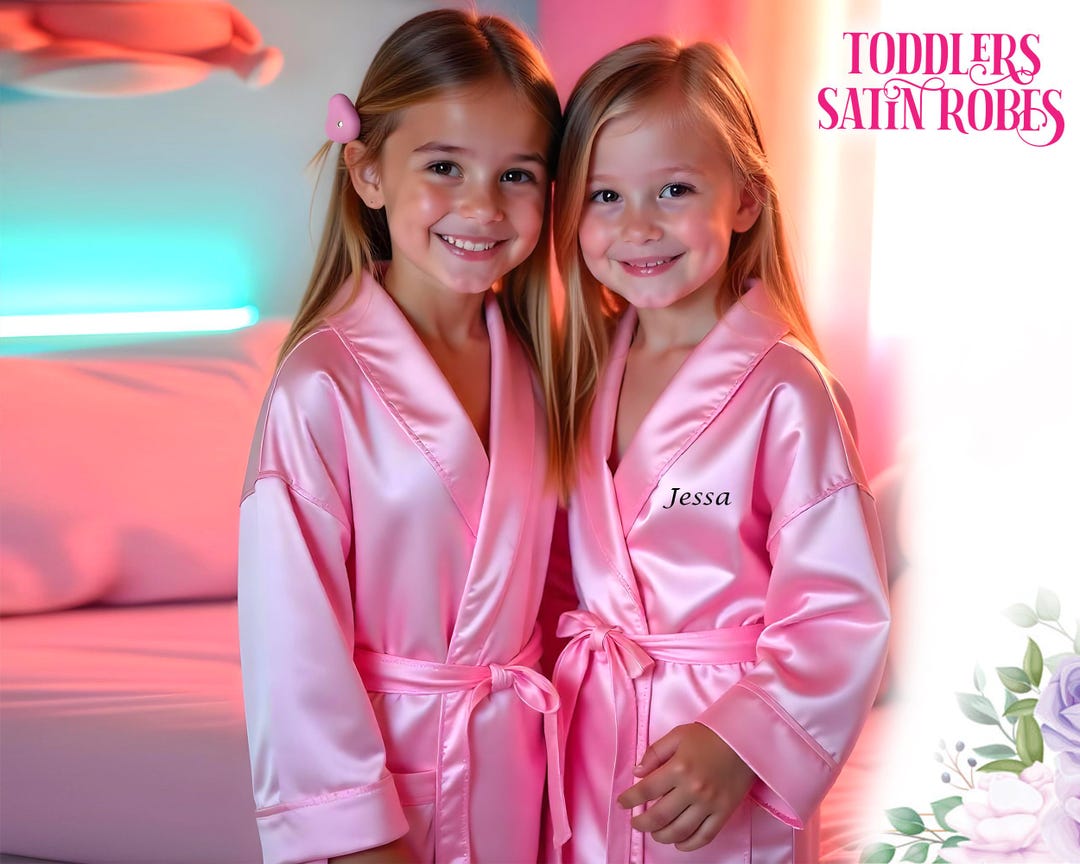 Custom Kids Robe Kimono Robes Bridal Robe Personalized Robe Customized ...