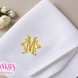 Personalized Handkerchiefs Custom Embroidery Handkerchiefs Custom ...
