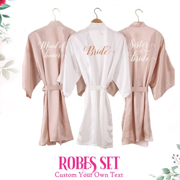 Silk Bridal Robes - Etsy