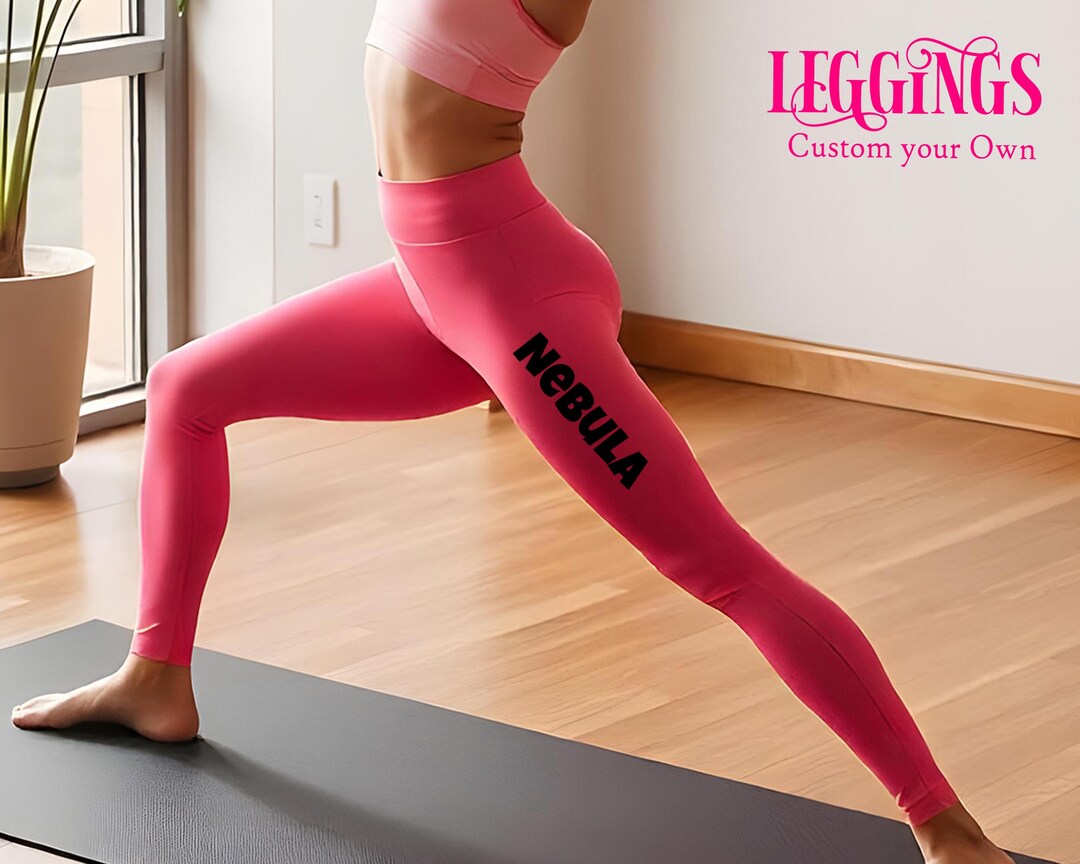 Customized Leggings Personalized Leggings Workout Leggings Yoga ...