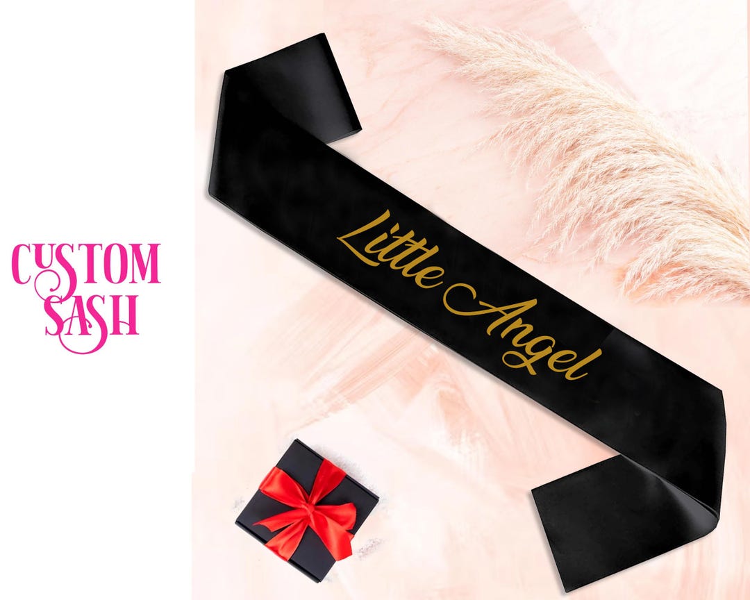 Custom Birthday Sash/ Custom Baby Shower Sash/ Personalized Sash ...
