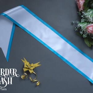 Blank Sash Ribbon Sashes Plain Border Lace Sash Decorate Sash Satin ...