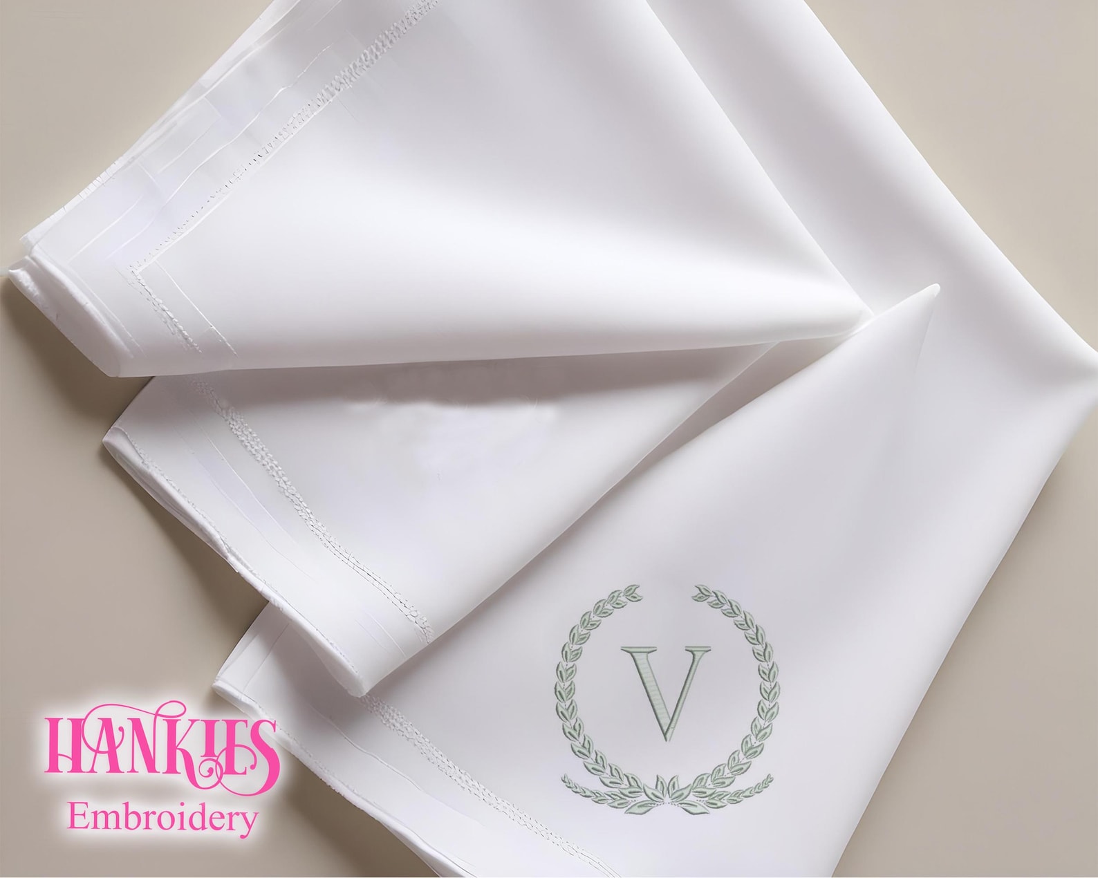 Personalized Handkerchiefs Custom Embroidery Handkerchiefs Custom ...