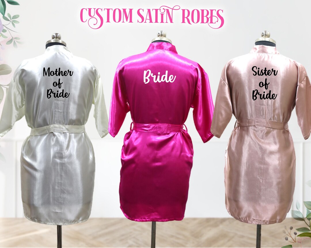 Personalized Bridesmaid Proposal Robes Custom Robe Bridal Robes ...