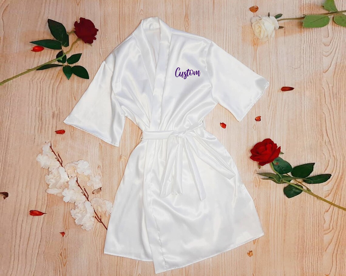 Custom Kids Robe Kimono Robes Bridal Robe Personalized Robe - Etsy