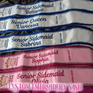 Custom Border Lace Sash Bridal Embroidery Lace Sash Custom Lace Sashes ...