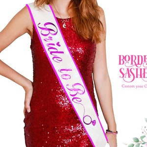 Custom Boarder Lace Sash Birthday Party Lace Sash Personalized Lace ...