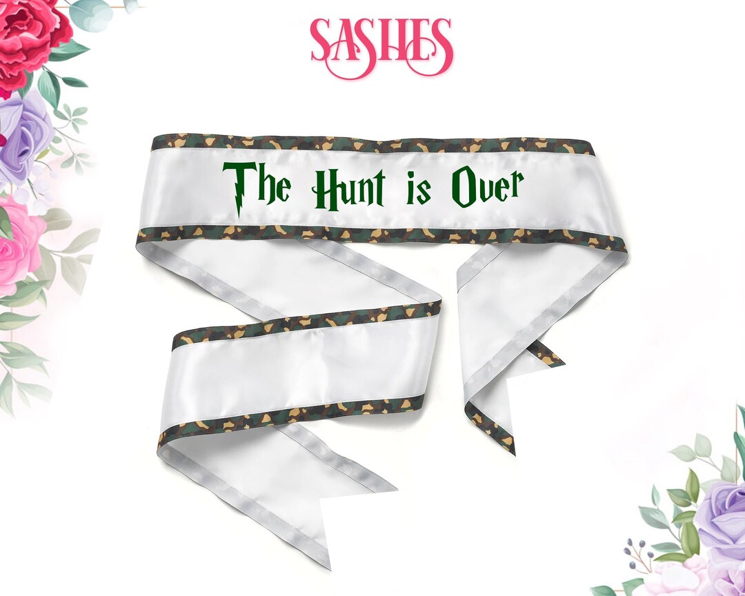 Camouflage Sash Personalized Camo Lace Sash Bridal Sash Customized Sash ...