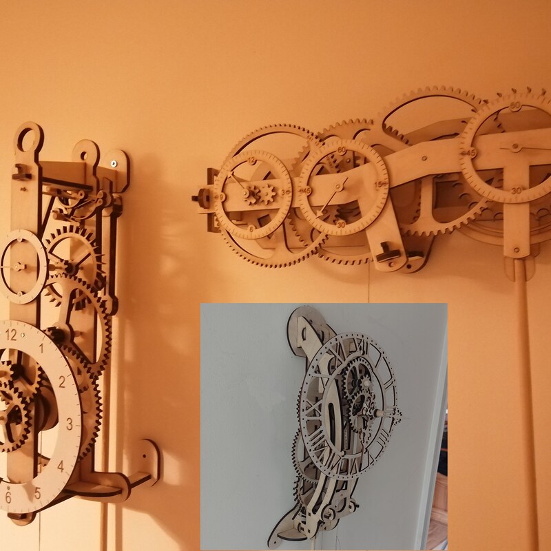 Wooden Clock Kit - Etsy