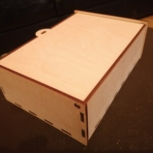 Wood Box 160x110x55mm. DFX File - Etsy