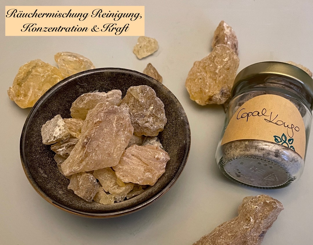 Copal Kongo Incense Cleaning of Rooms & Magical Objects, Concentration ...