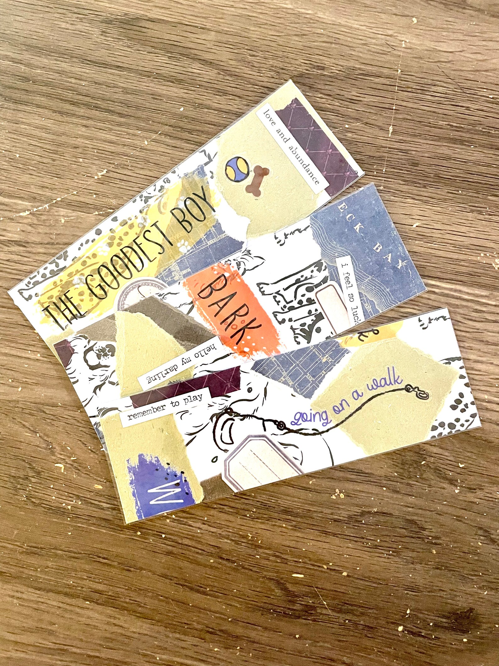 Themed Collage Bookmarks Surprise Grab Bundle Unique Gifts - Etsy