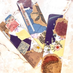 Themed Collage Bookmarks Surprise Grab Bundle Unique Gifts - Etsy