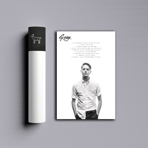 Digital Prints Art & Collectibles Prints G-Eazy Print These Things Happen,Album Cover Poster,G ...