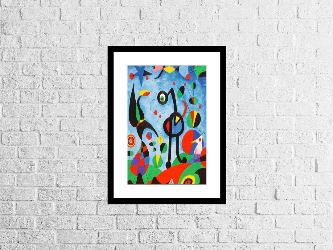 Joan Miro the Garden 1925 Framed Photo Print Picture Frame - Etsy