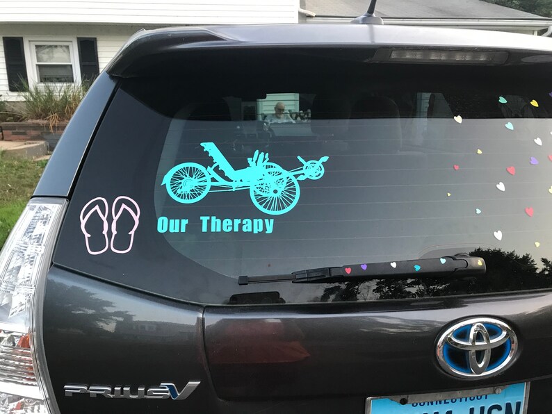 Recumbent Bike Decal - Etsy