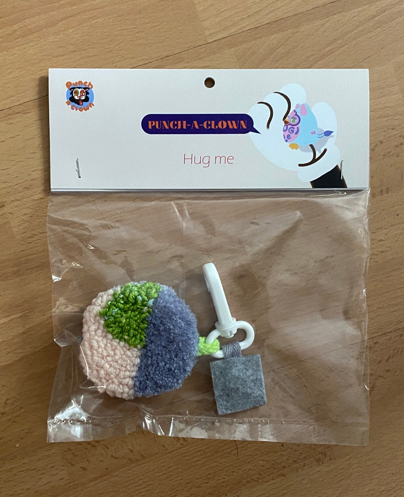 Furby the Hybrid Spooky's Eye Punch Needle Keychain for Bag, Keys ...
