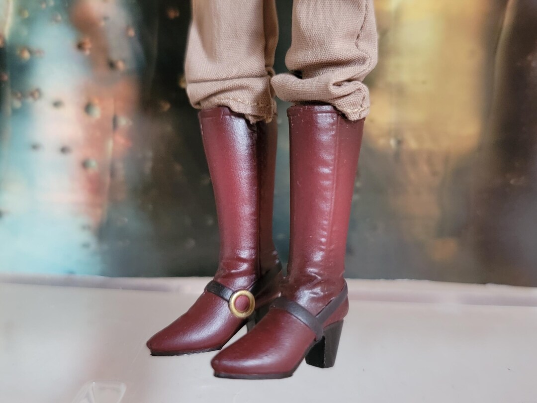 Dollhouse Miniature Boots 1/12 Boots Shoes Frye Style 90’s for 6 Inch ...
