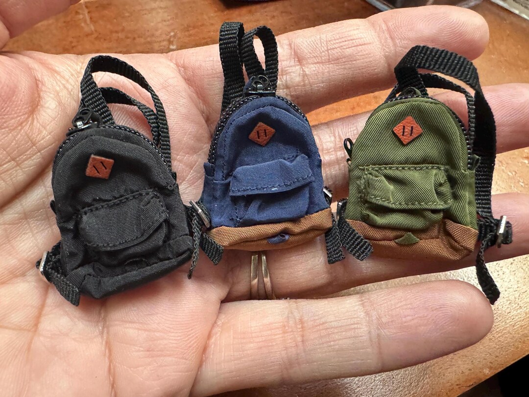 Dollhouse Miniature Backpack Jansport Type Dollhouse Miniature Bag Tote ...
