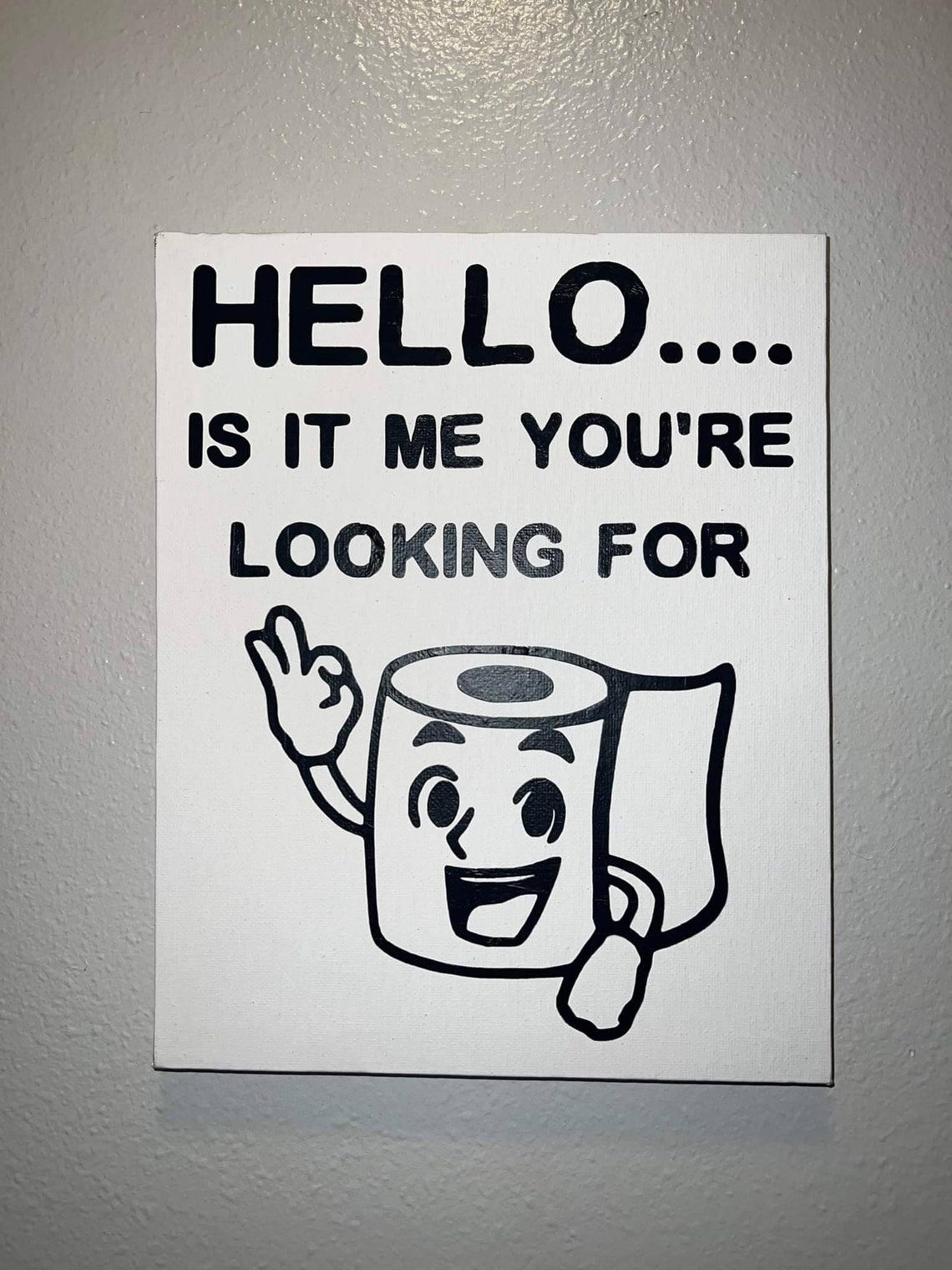 Funny Bathroom Sign - Etsy