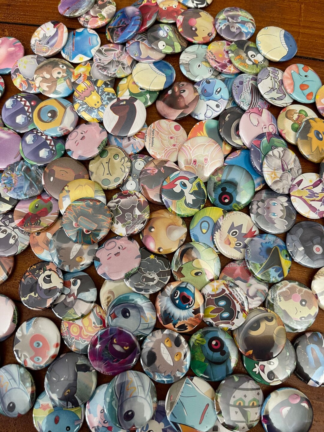 50 Pokémon Button Mystery Bag - Etsy
