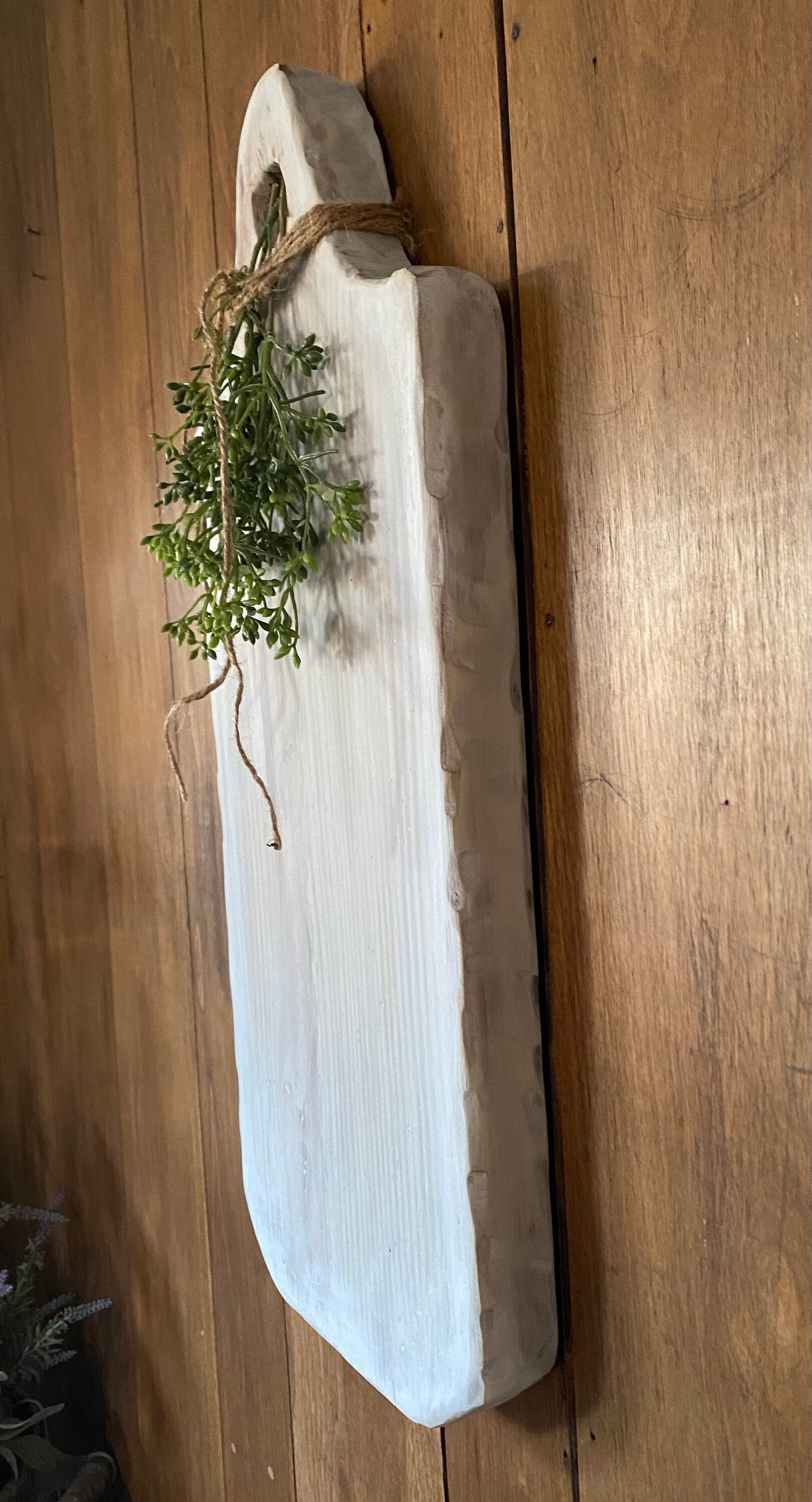 Large Breadboard Decor Vintage Inspired, Farmhouse Cutting Board, White ...