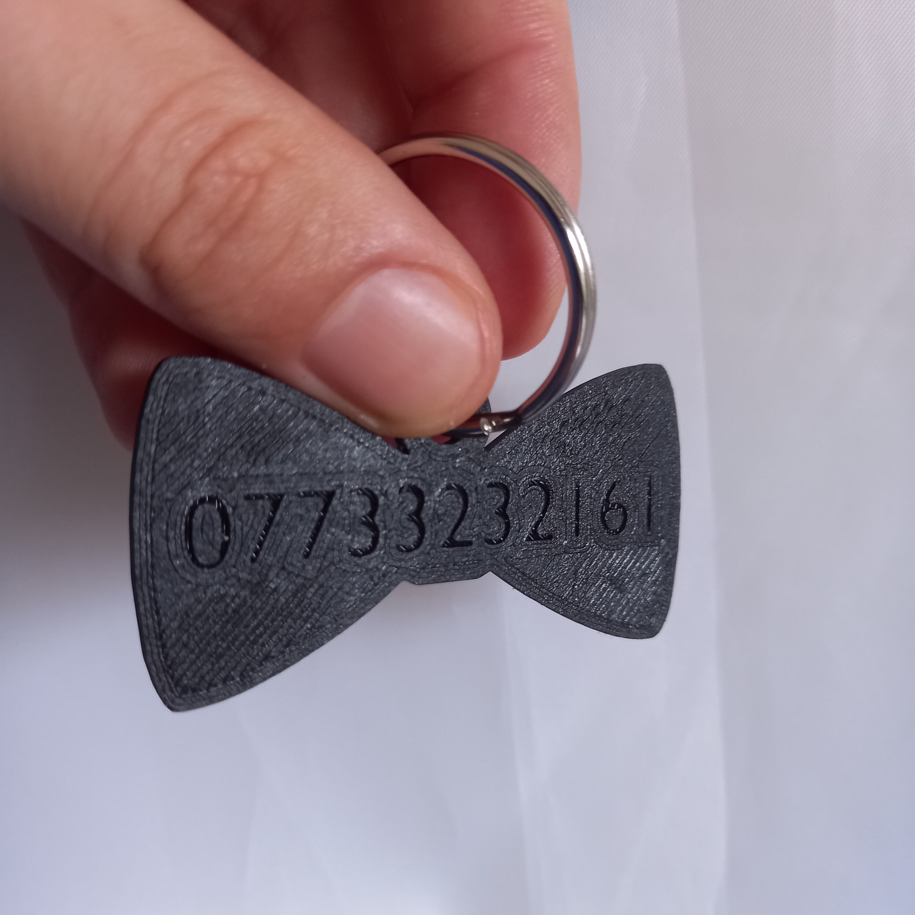 Personalised Dog/cat 3D Printed Tags in the Shape of a Bow Tie - Etsy