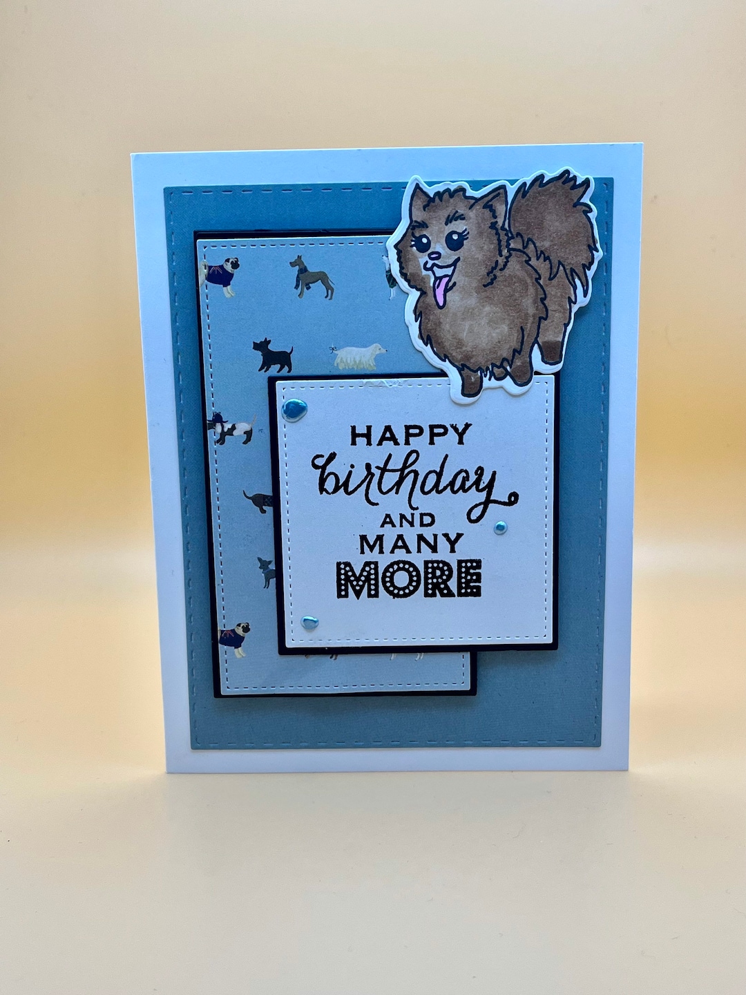 Happy Birthday and Many More. Happy Birthday Card Homemade - Etsy