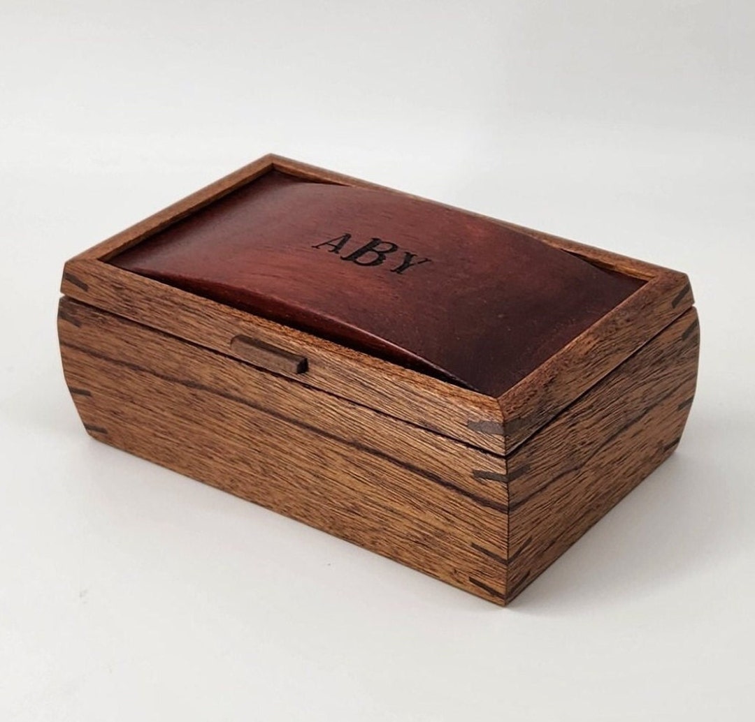 Personalized Wooden Gift Box 8x5x3, Personalized Engraving Mahogany and ...