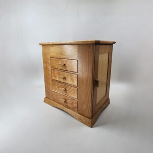 Wood Armoire Jewelry Box Etsy