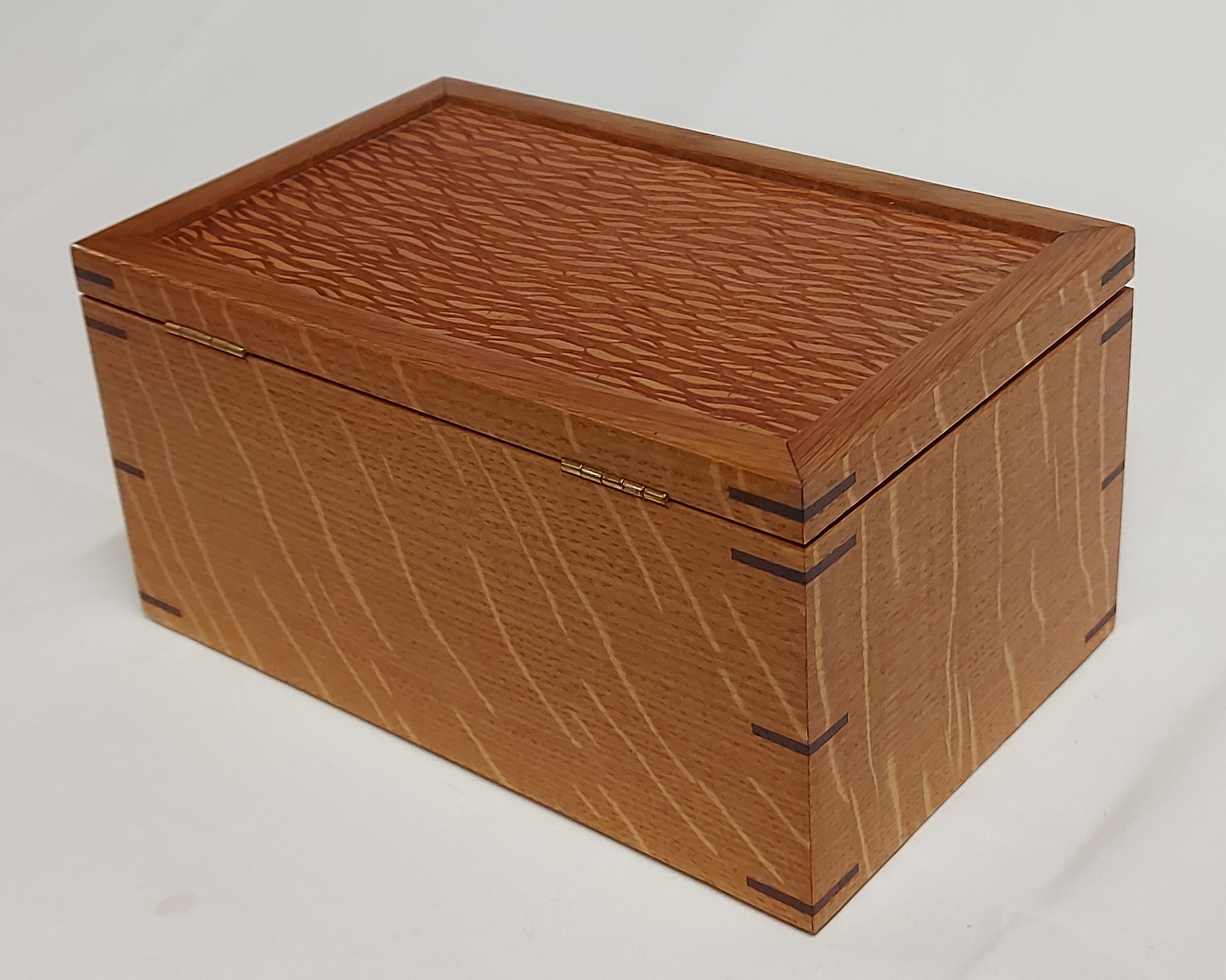 Quarter Sawn White Oak and Lacewood Keepsake Box Memory Box - Etsy