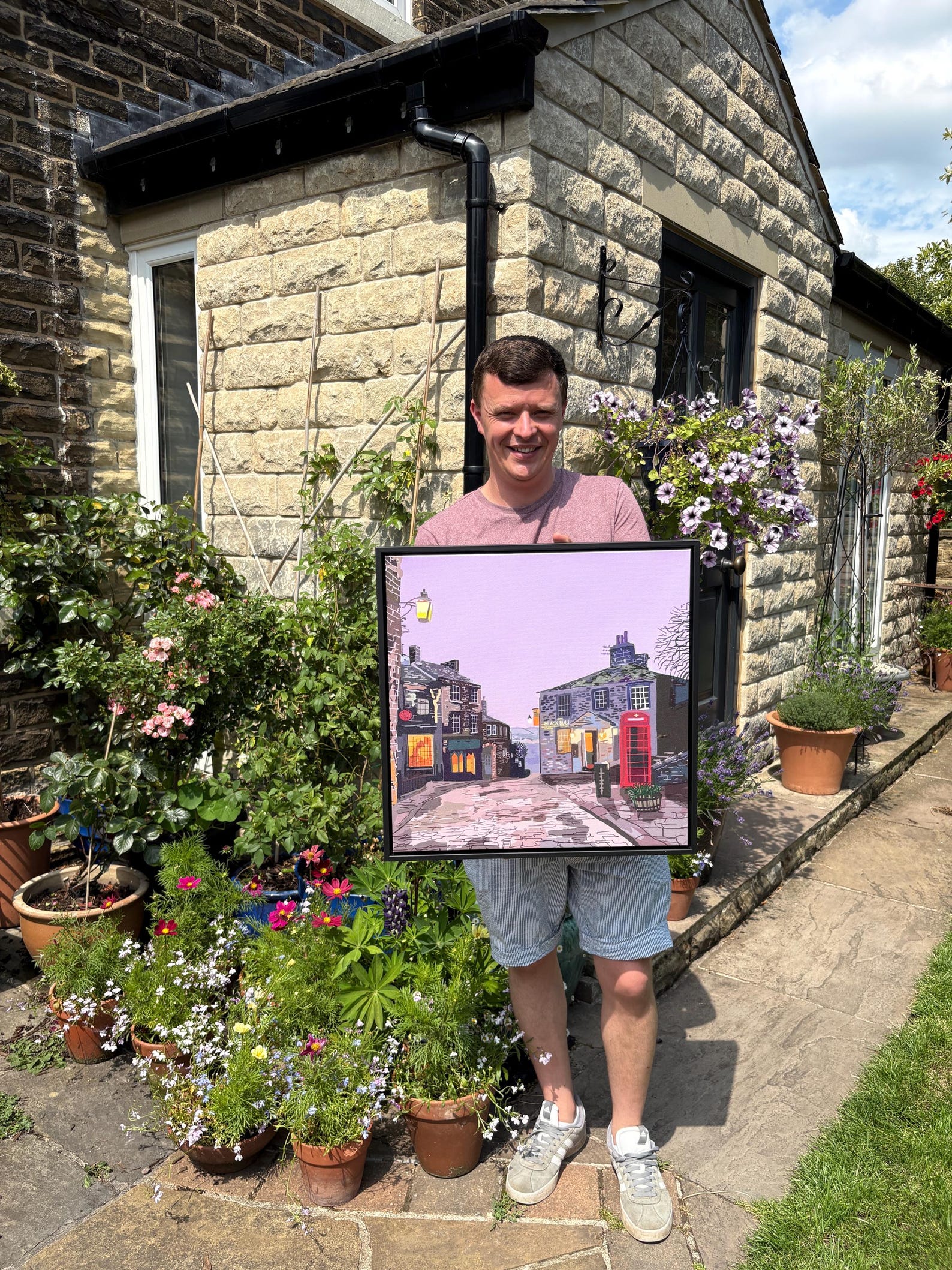 Haworth Black Bull Art Print – Historic Village View - Wuthering ...