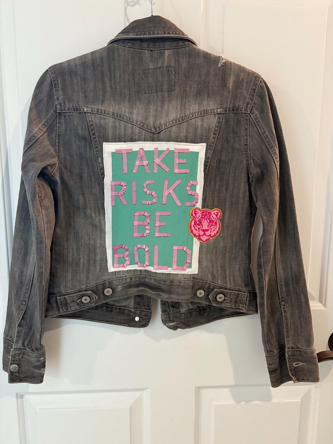 Take Risks Be Bold Jacket - Etsy