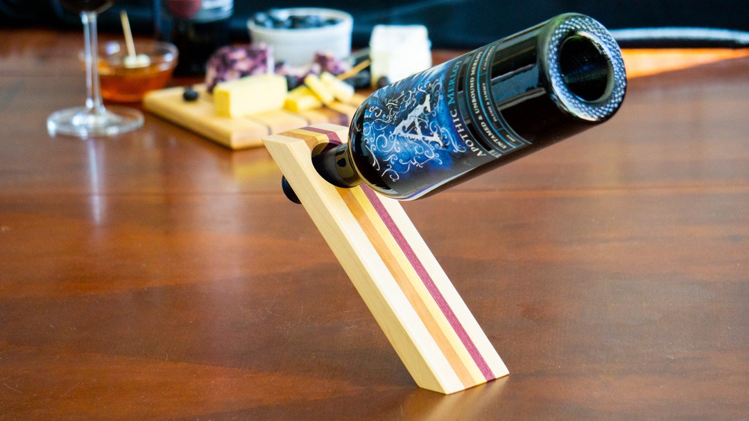 Exotic Woods Wine Bottle Balancer board Only - Etsy