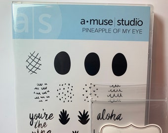 Pineapple Stamp Set - Etsy
